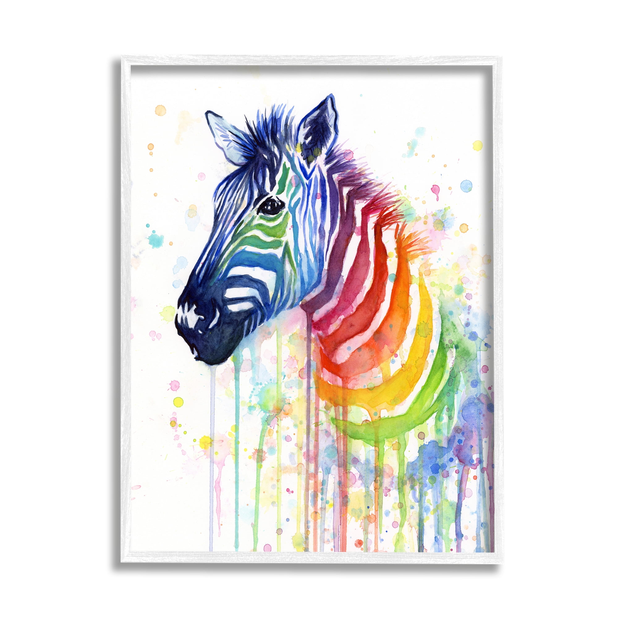 Zebra Pattern On Wall Painting