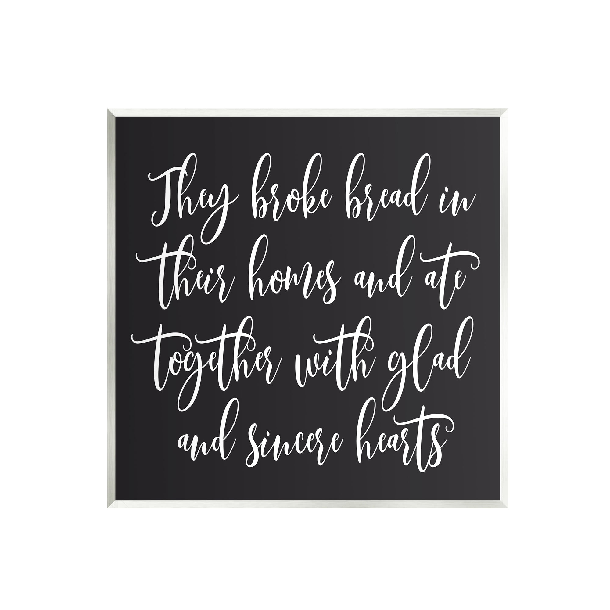 Stupell Industries Spiritual Script Calligraphy Bible Verse Proverb ...