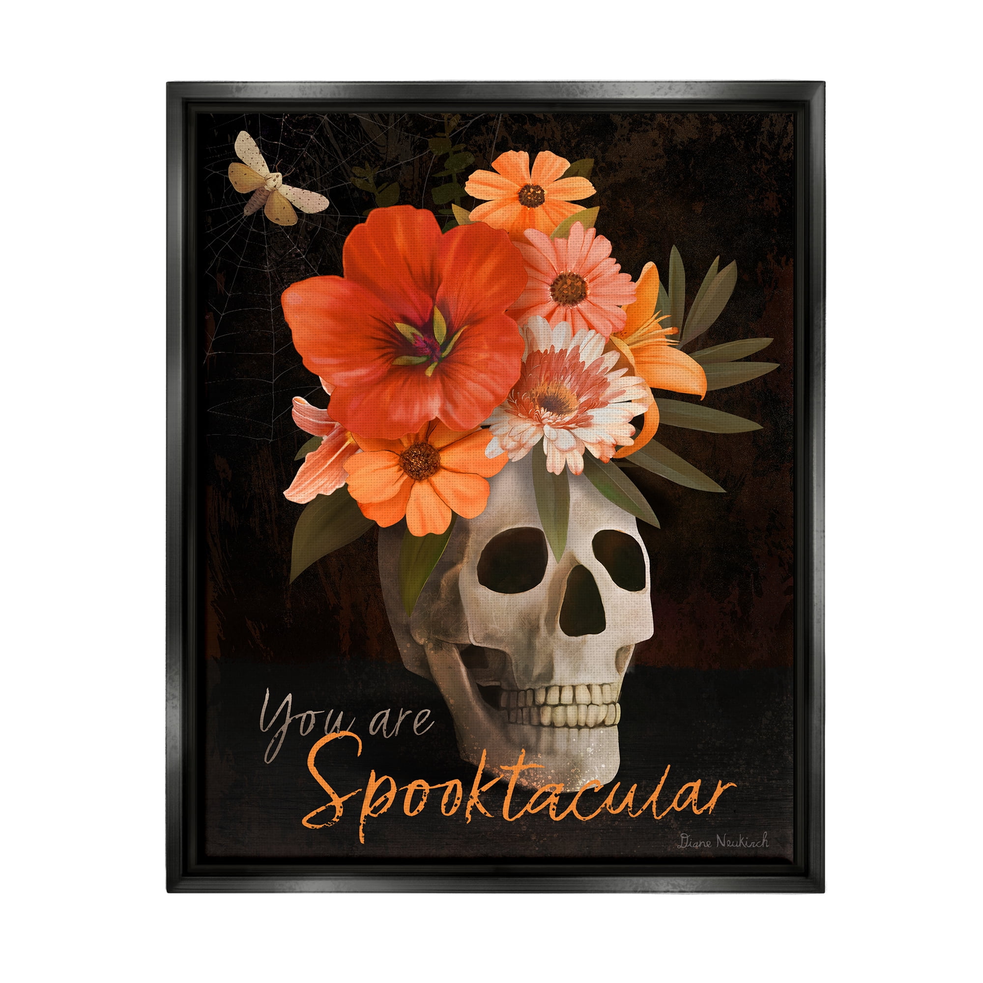 Spider Web Skull Art
