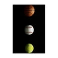 Stupell Industries Sports Balls Spotlight Canvas Wall Art, design by ...