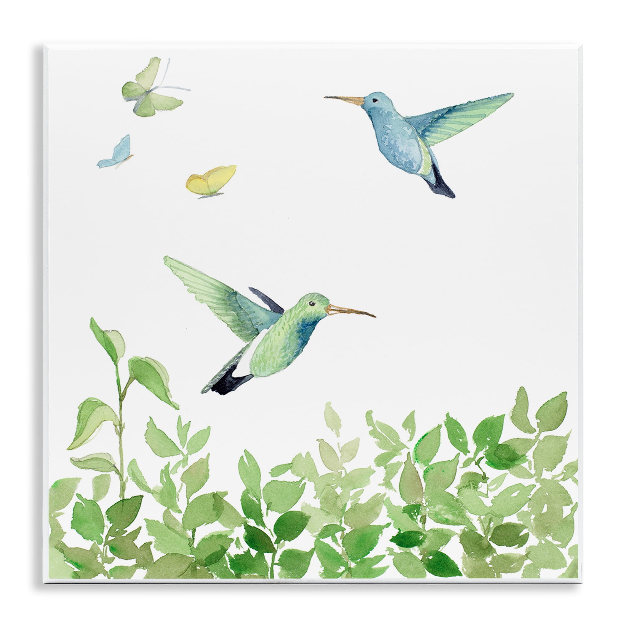 Stupell Industries Spring Hummingbirds Scene Animals & Insects Painting ...
