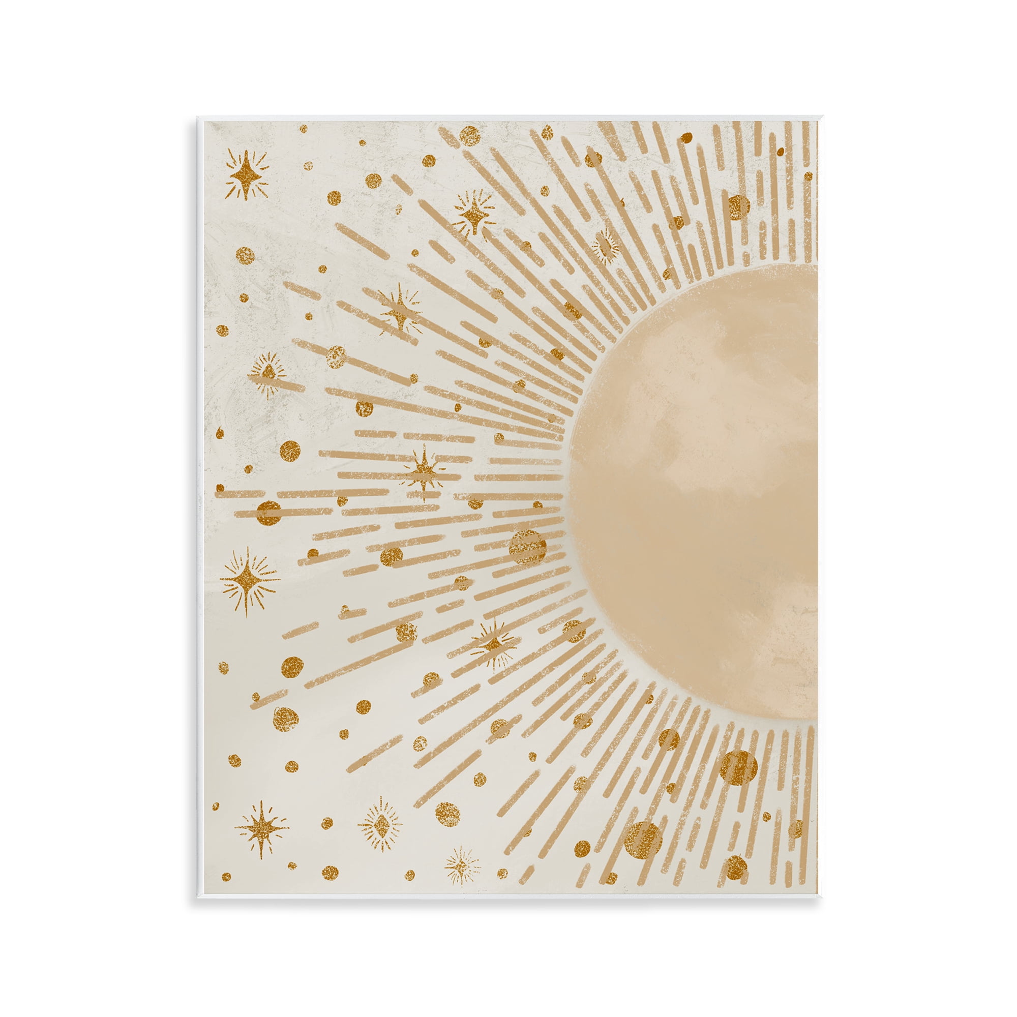 Stupell Industries Starry Sun Rays Landscape Painting Unframed Art ...