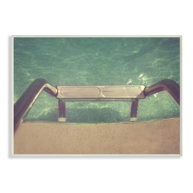 Stupell Industries Steps into Pool Summer Fun Vintage Filter Photograph ...
