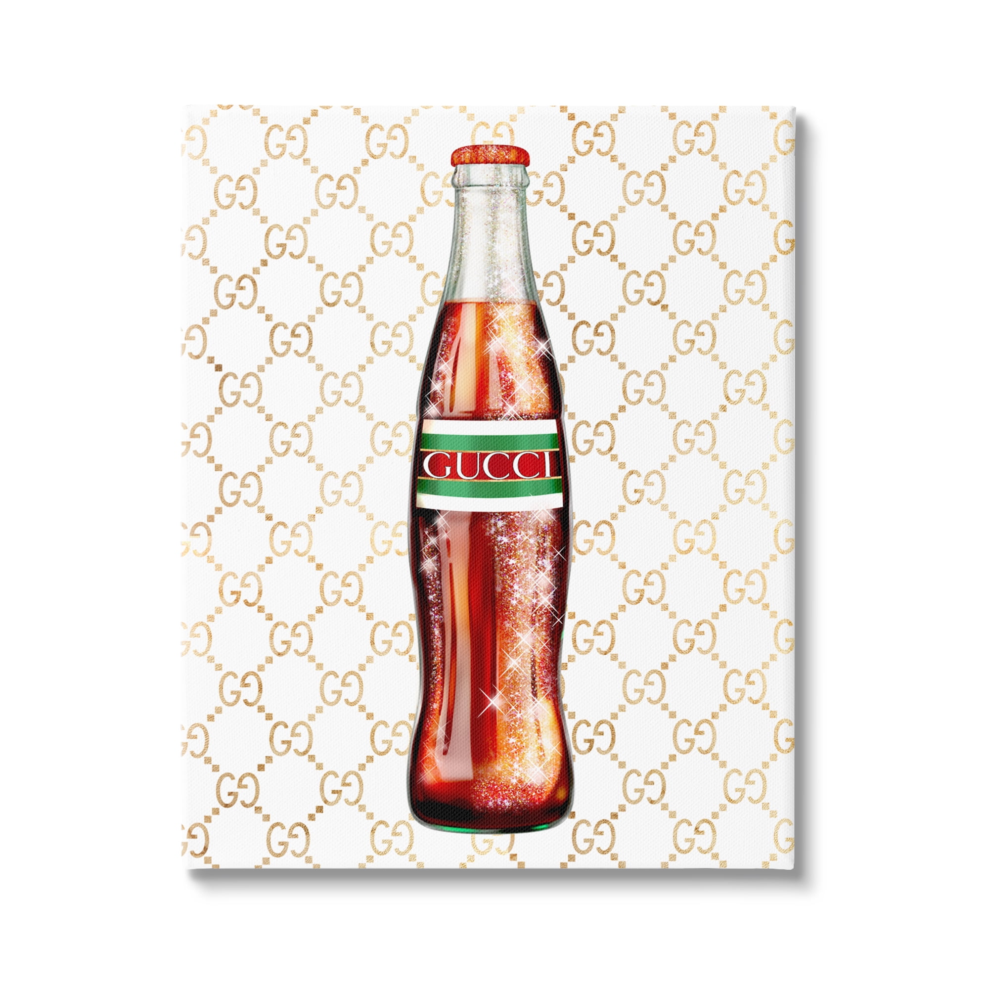 Stupell Industries Stylish Cola Bottle Kitchen Glam Fashion Pattern ...