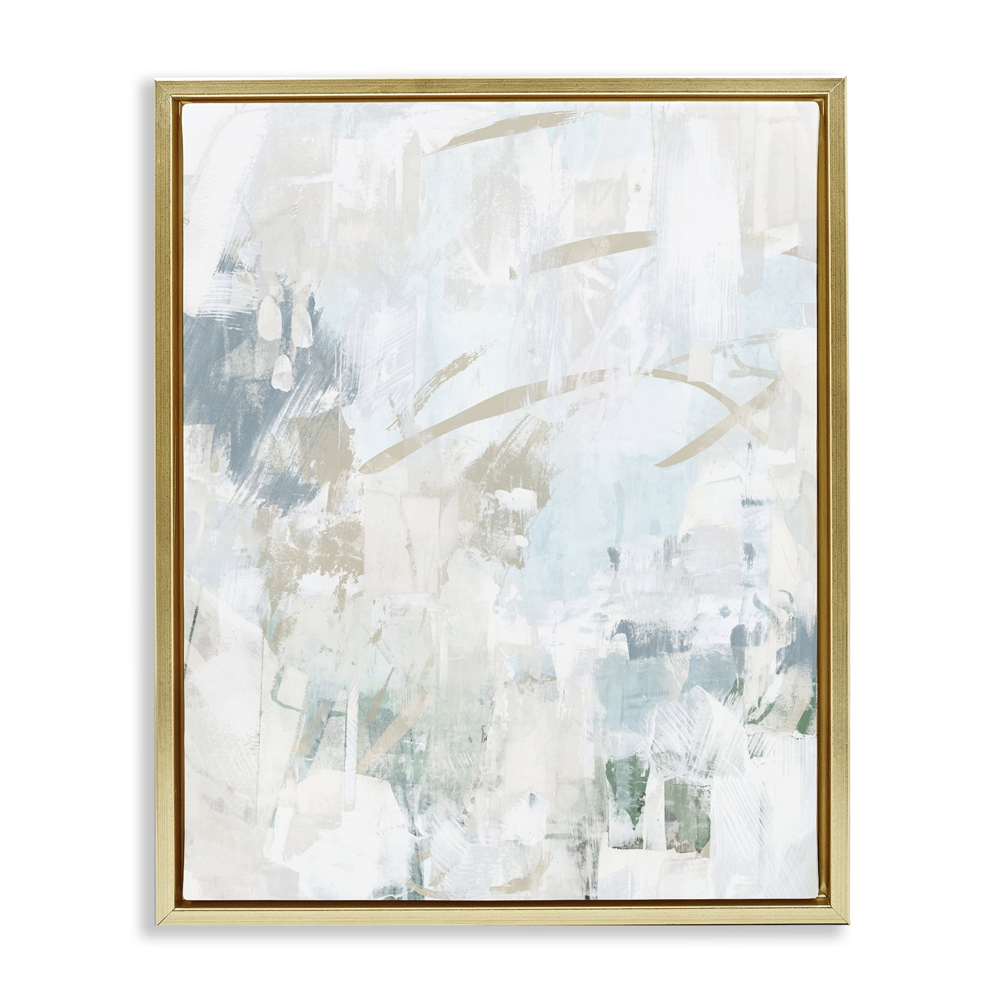 Stupell Industries Subtle Faded Abstraction Abstract Painting Gold ...