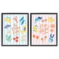 Stupell Industries Summer Italian Vacation 2 Piece Black Framed Floater ...
