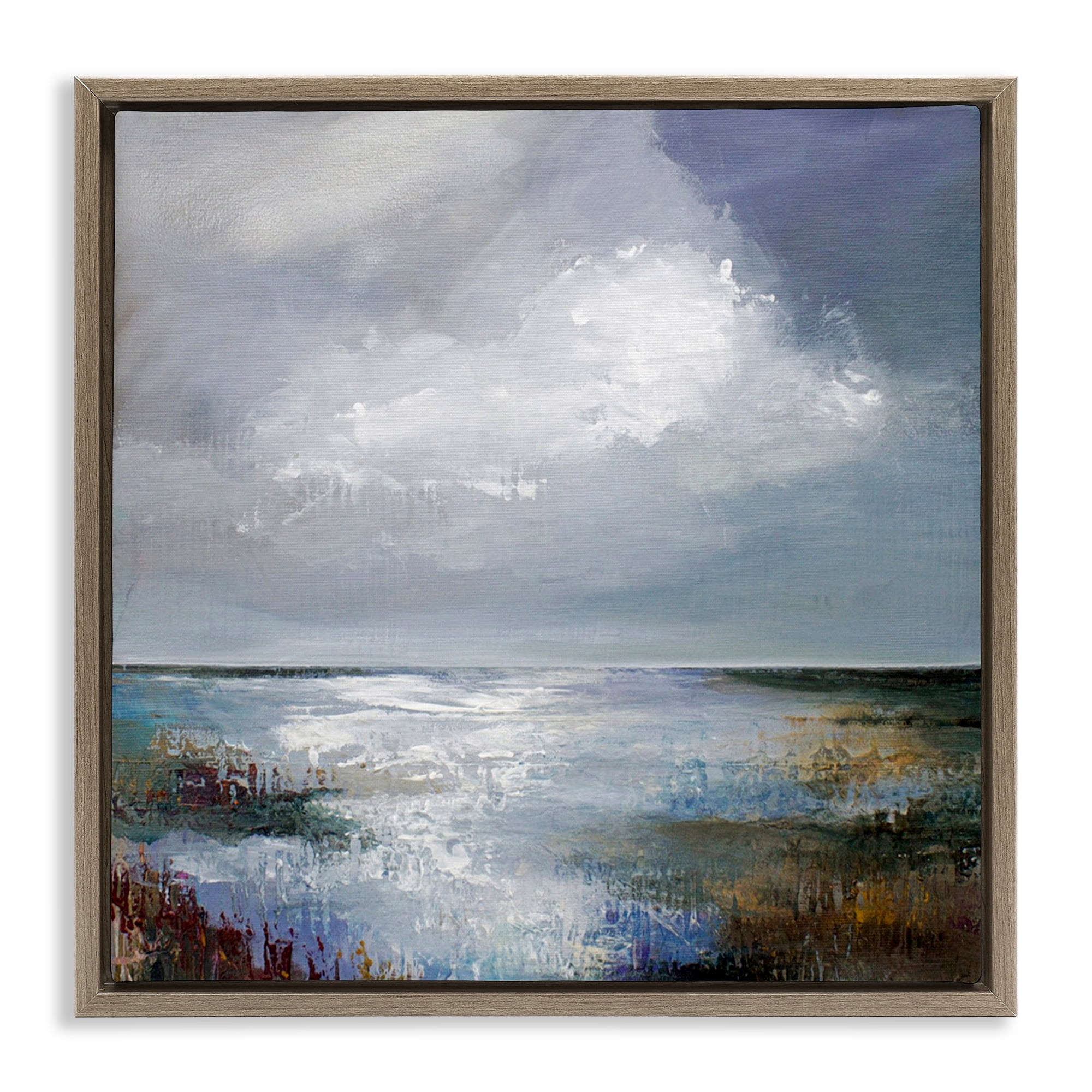 Stupell Industries Sun Reflection Ocean Surface Landscape & Nature ...