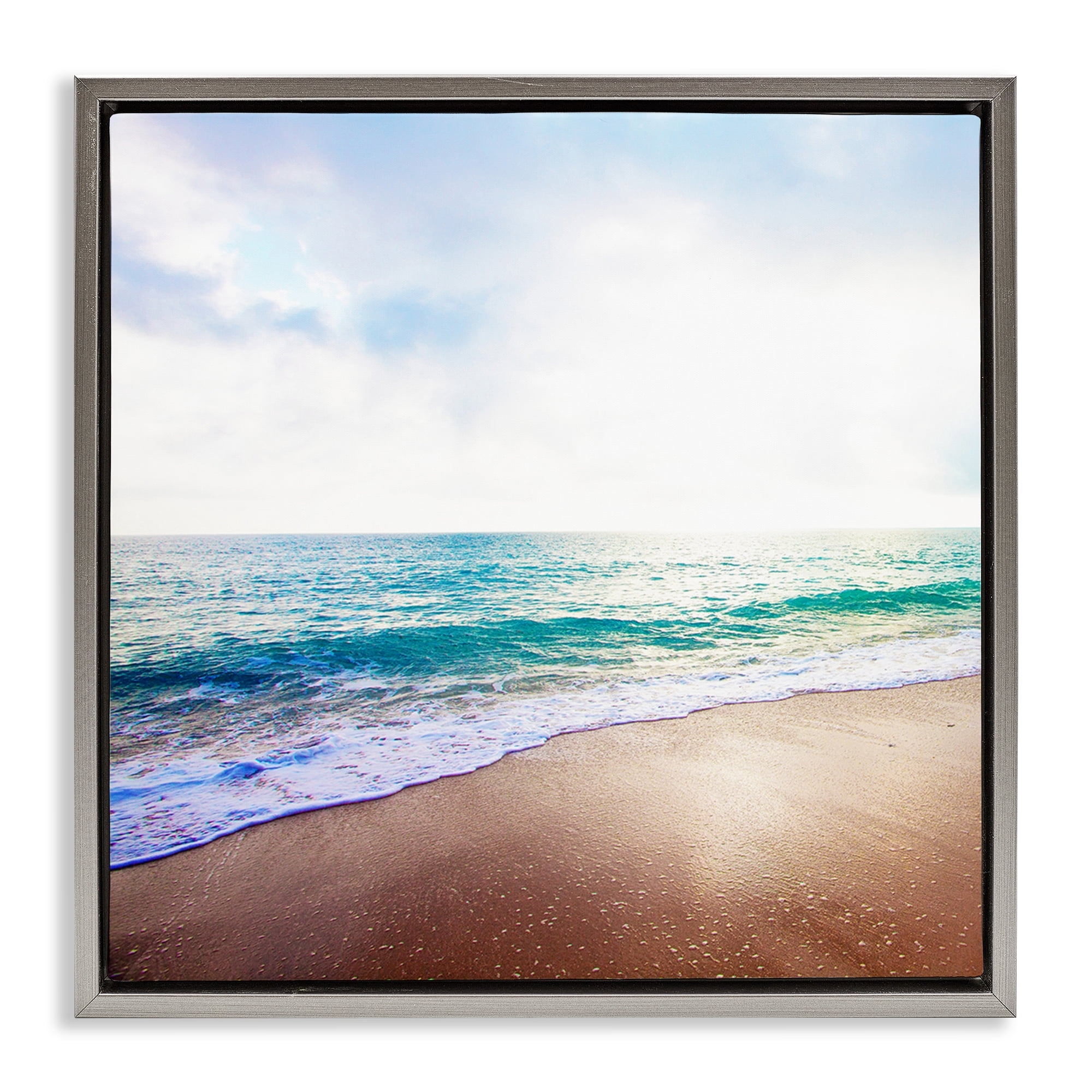 Stupell Industries Sun Shining over Beach Nautical & Beach Photography ...
