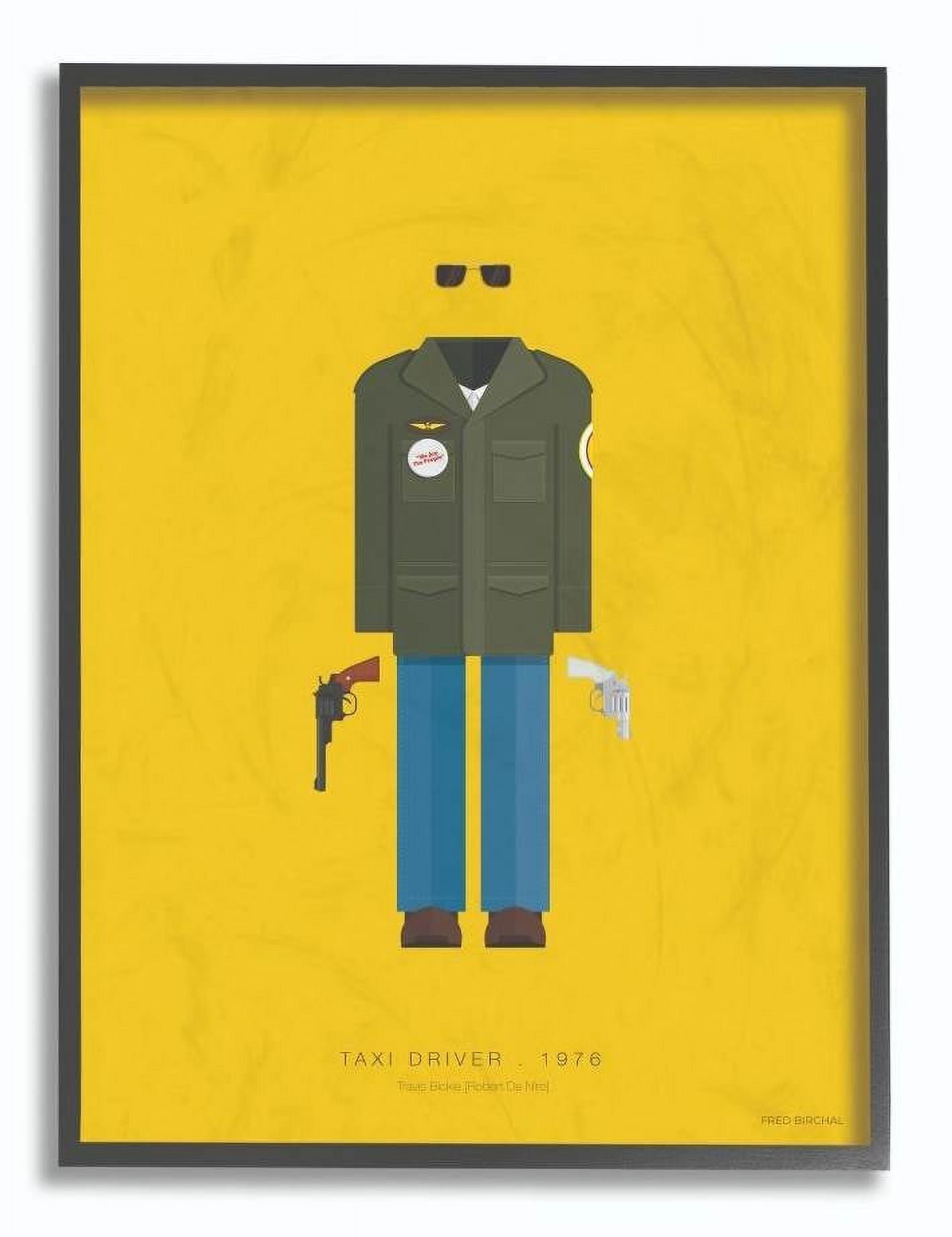 Stupell Industries Taxi Driver Famous People Characters Fashion Design ...