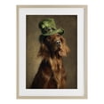 Stupell Industries The Irish Setter Portrait Birch Framed Print Under ...