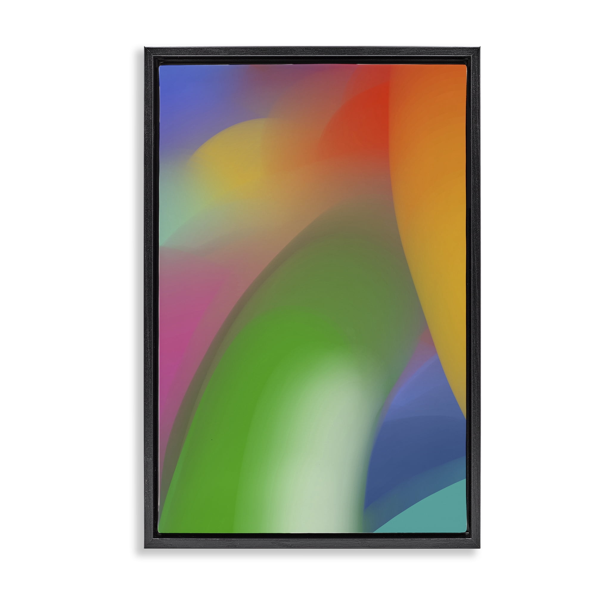 Stupell Industries The Painter's Dawn Spectrum Black Framed Floater ...