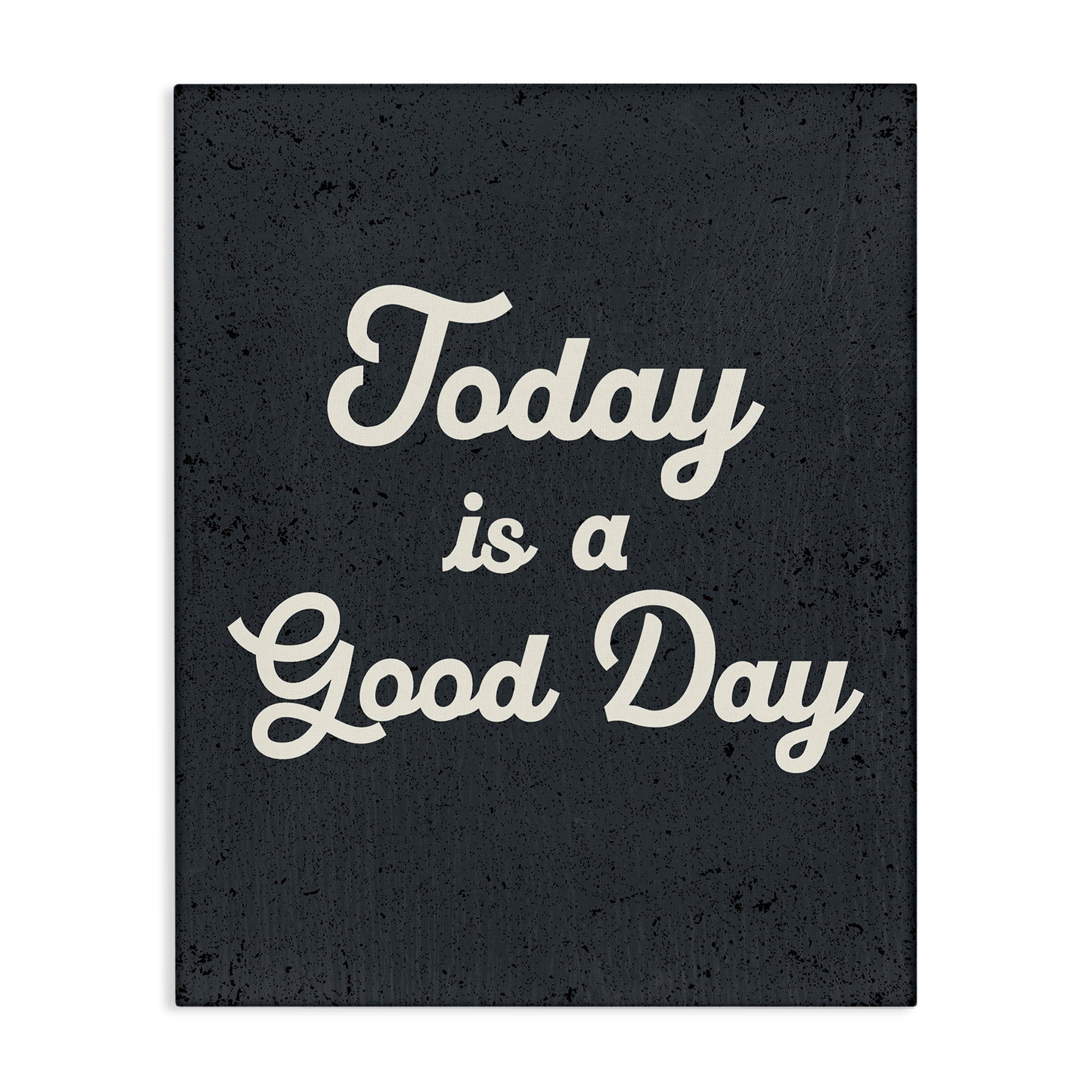 Stupell Industries Today Is Good Day Vintage Text & Numbers Painting ...