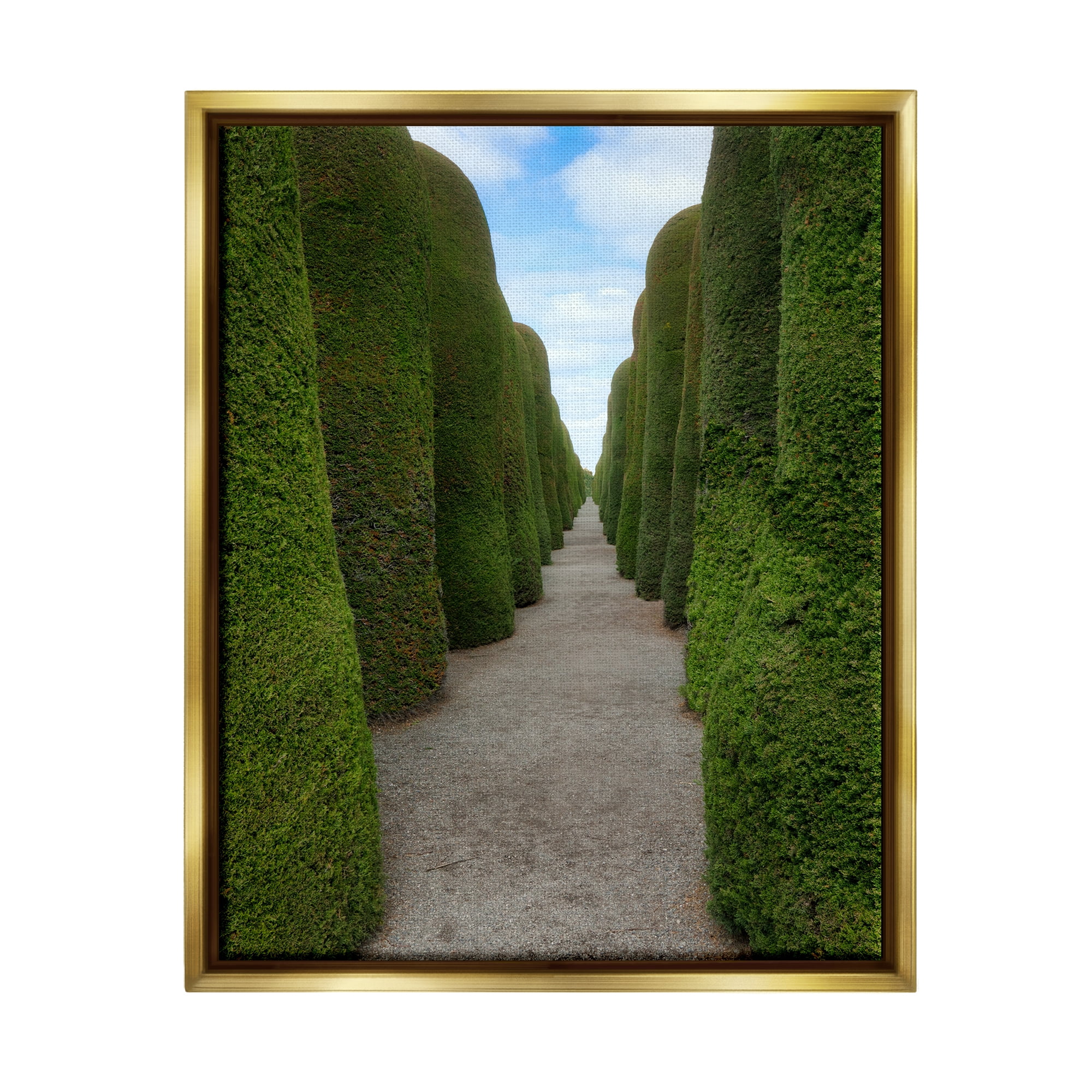 Stupell Topiary Trees Hedge Pathway Framed Art Print 17x21 - Walmart.com