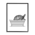 Stupell Industries Tortoise Bathing In Tub Sea Life Animals & Insects ...