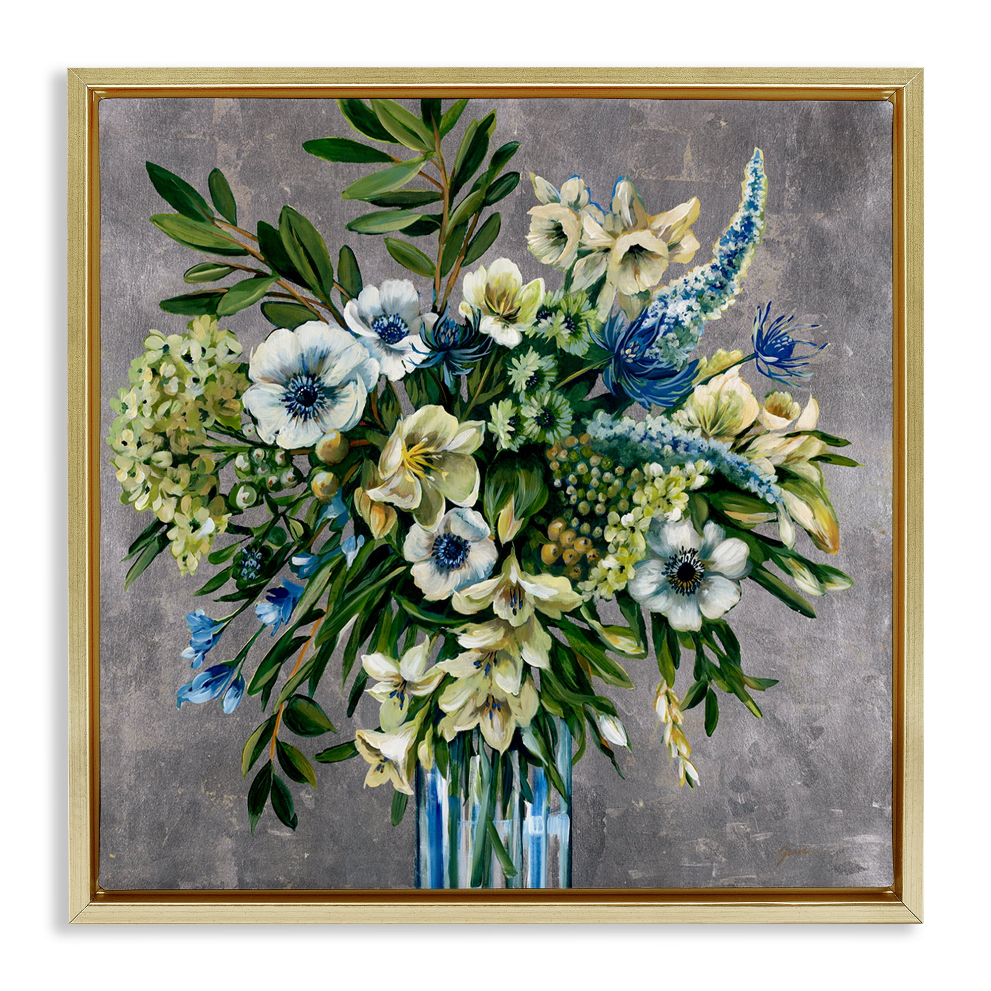 Stupell Industries Traditional Bouquet of Flowers Plants & Flowers ...