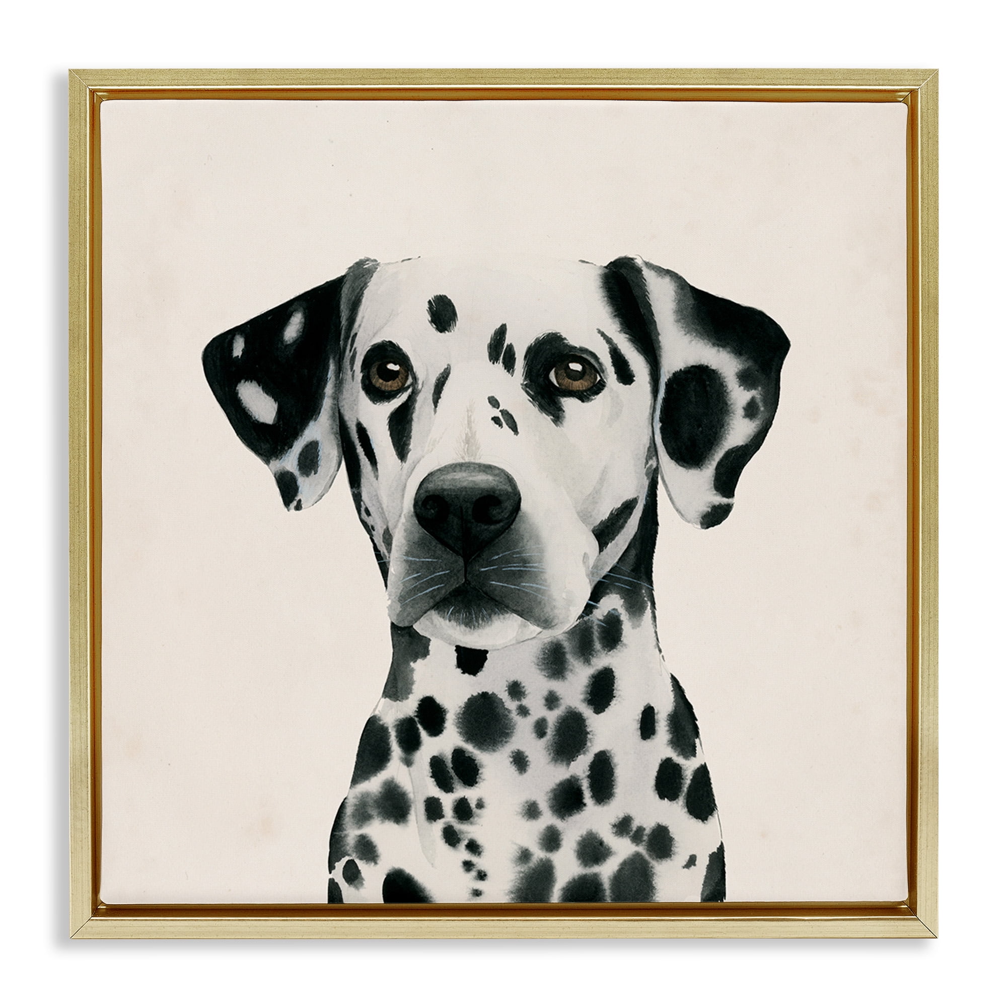 Stupell Industries Traditional Dalmatian Portrait Animals & Insects ...