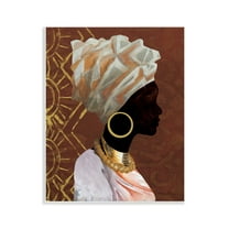 Stupell Industries Female Sitting Portrait People Painting White Framed ...