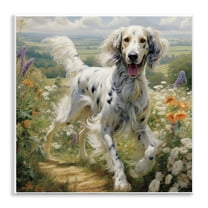 Stupell Industries Cowboy & Dog Animals & Insects Painting Gray Framed ...