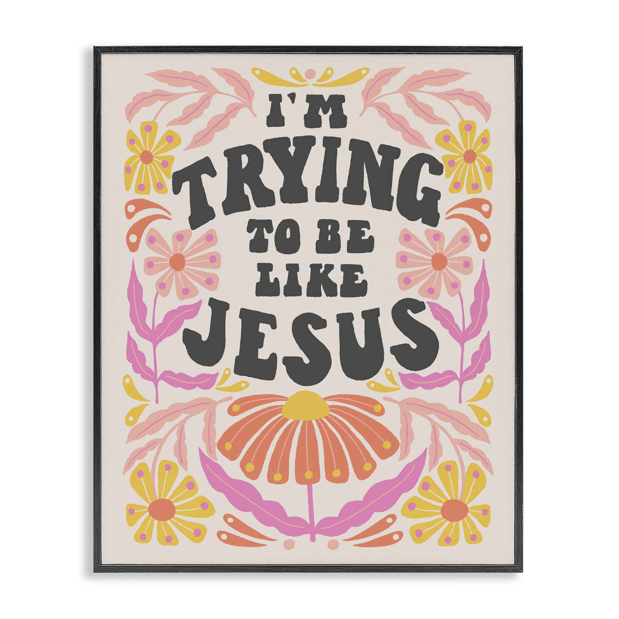 Stupell Industries Trying To Be Like Jesus Religious & Spiritual ... Stupell Industries Trying To Be Like Jesus Religious & Spiritual ...