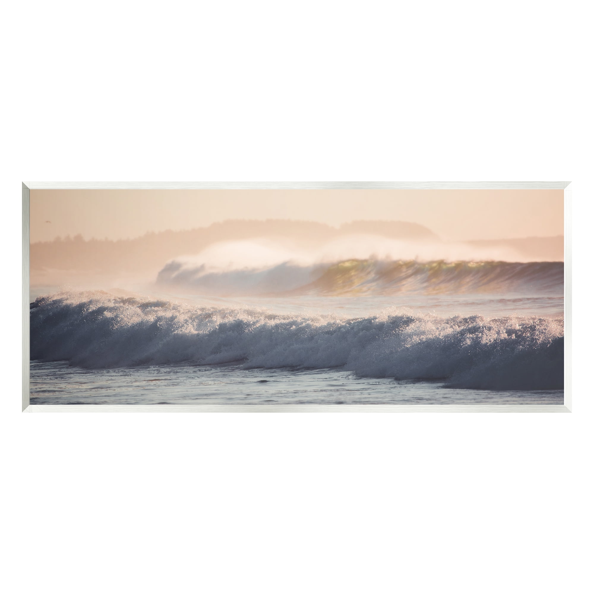 Stupell Industries Tsunami Waves Splash Nature Photography Unframed Art ...