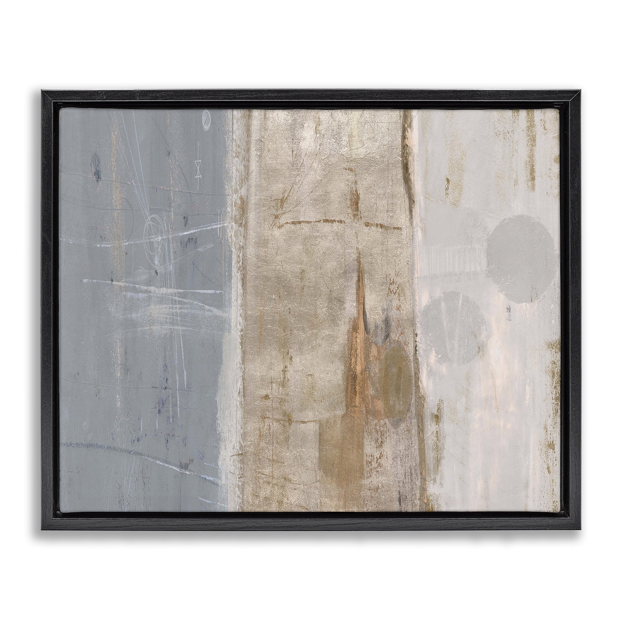 Stupell Industries Tunnel Vision Abstraction Abstract Painting Black ...