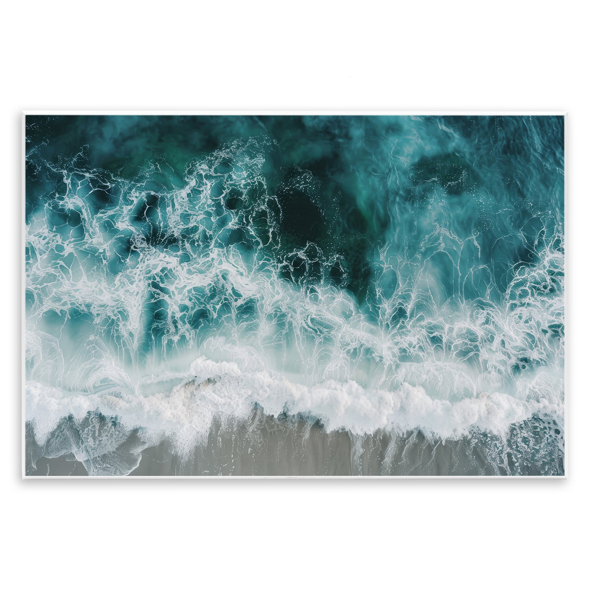 Stupell Industries Turbulent Hazy Waters Wall Plaque Art design by ...
