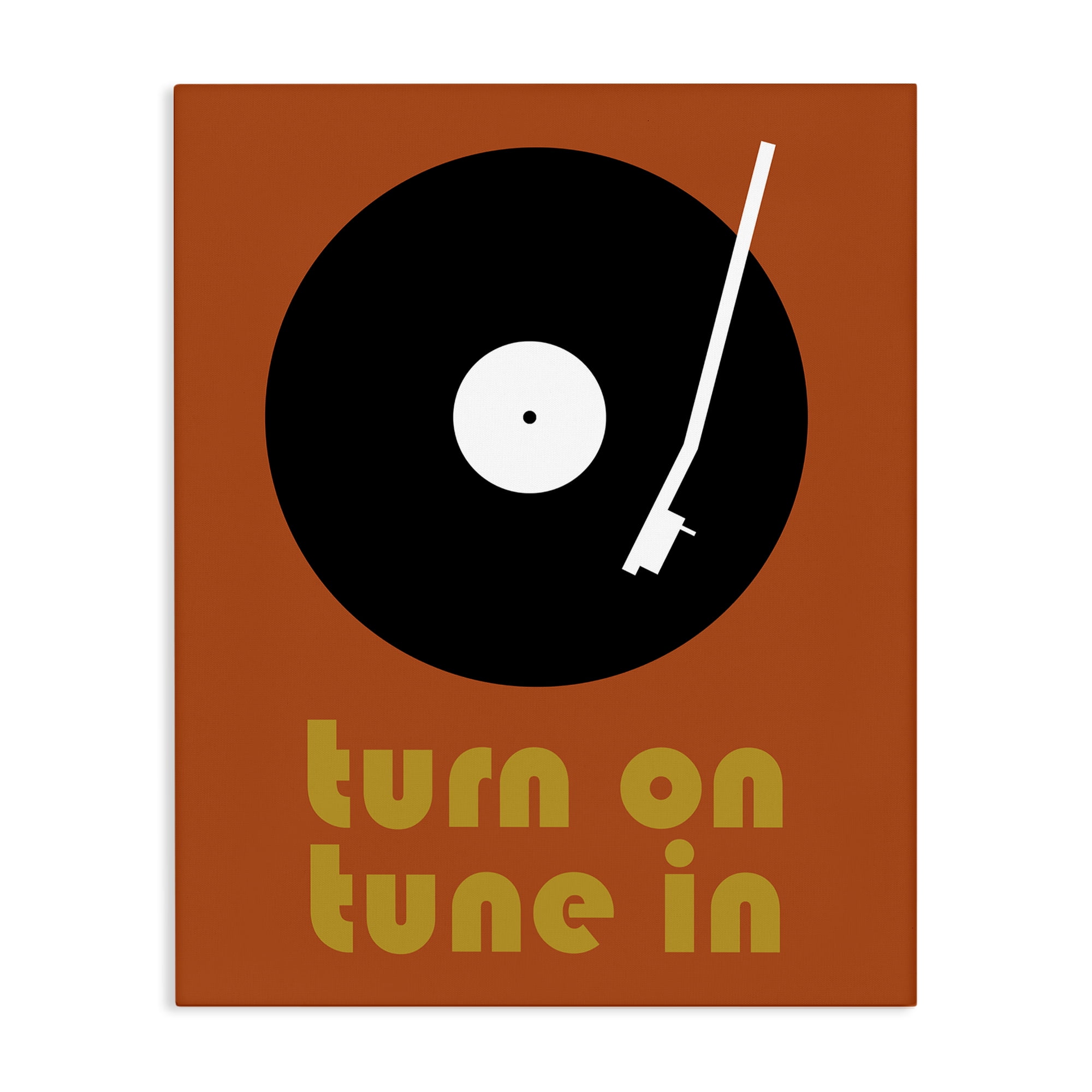 Stupell Industries Turn On Tune In Canvas Wall Art, design by Tom ...