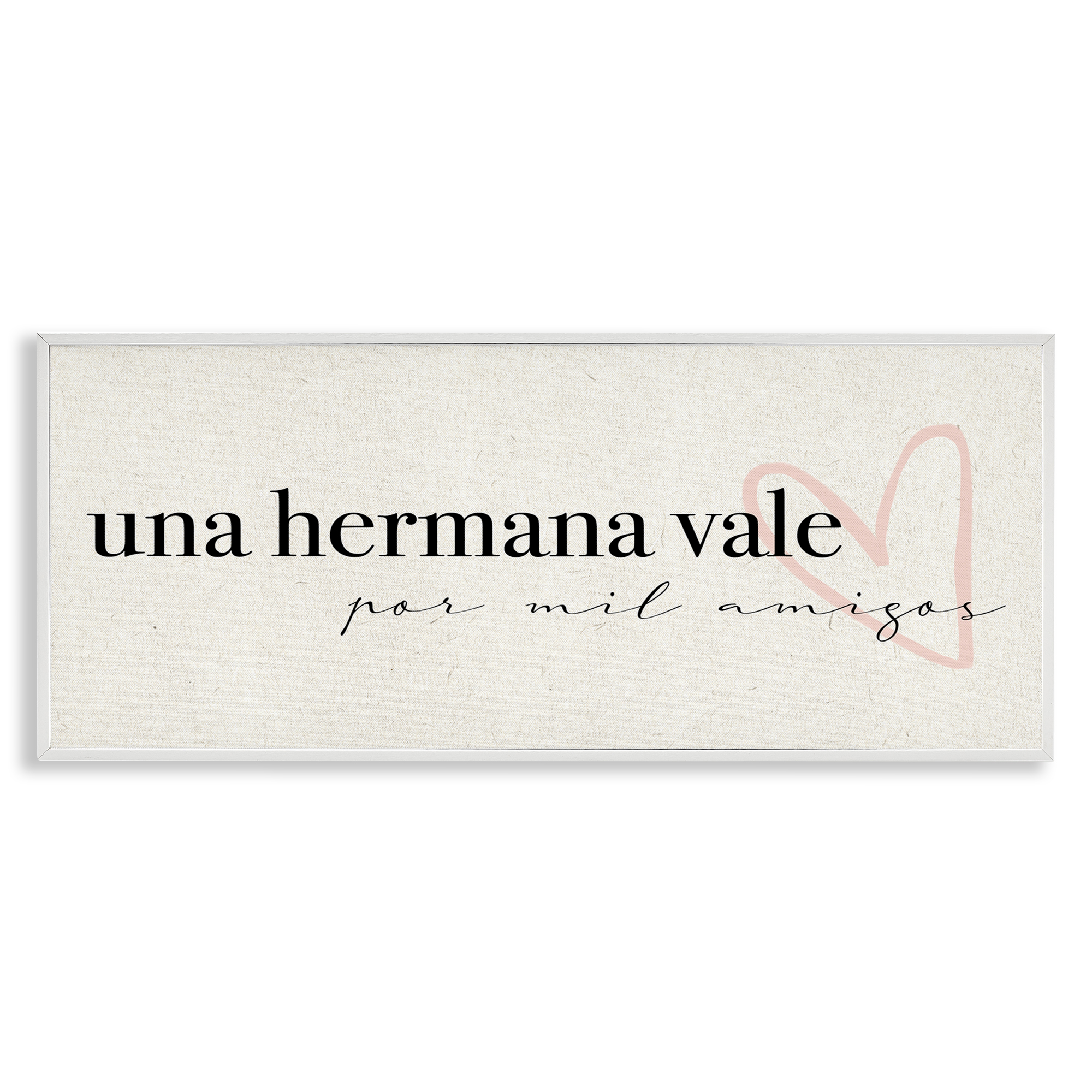 Stupell Industries Una Hermana Vale Inspirational Quotes & Sayings ...