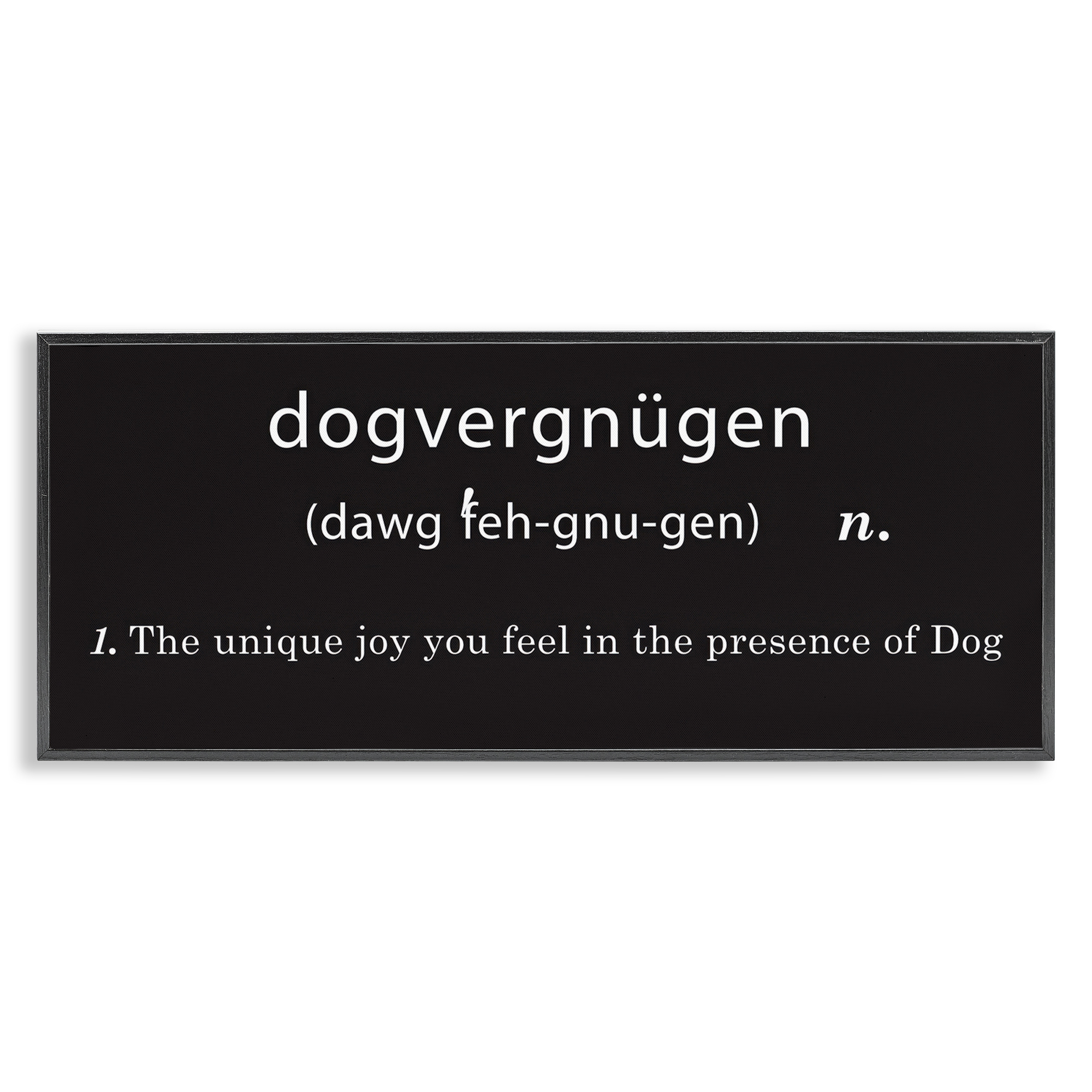 Stupell Industries Unique Dogvergnugen Definition Animals Painting ...