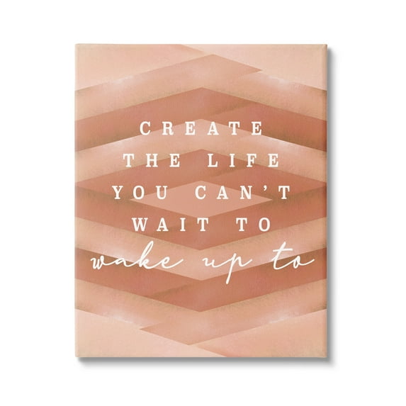 Free Shipping! Stupell Industries Inspirational Quote Geometric Stripes ...