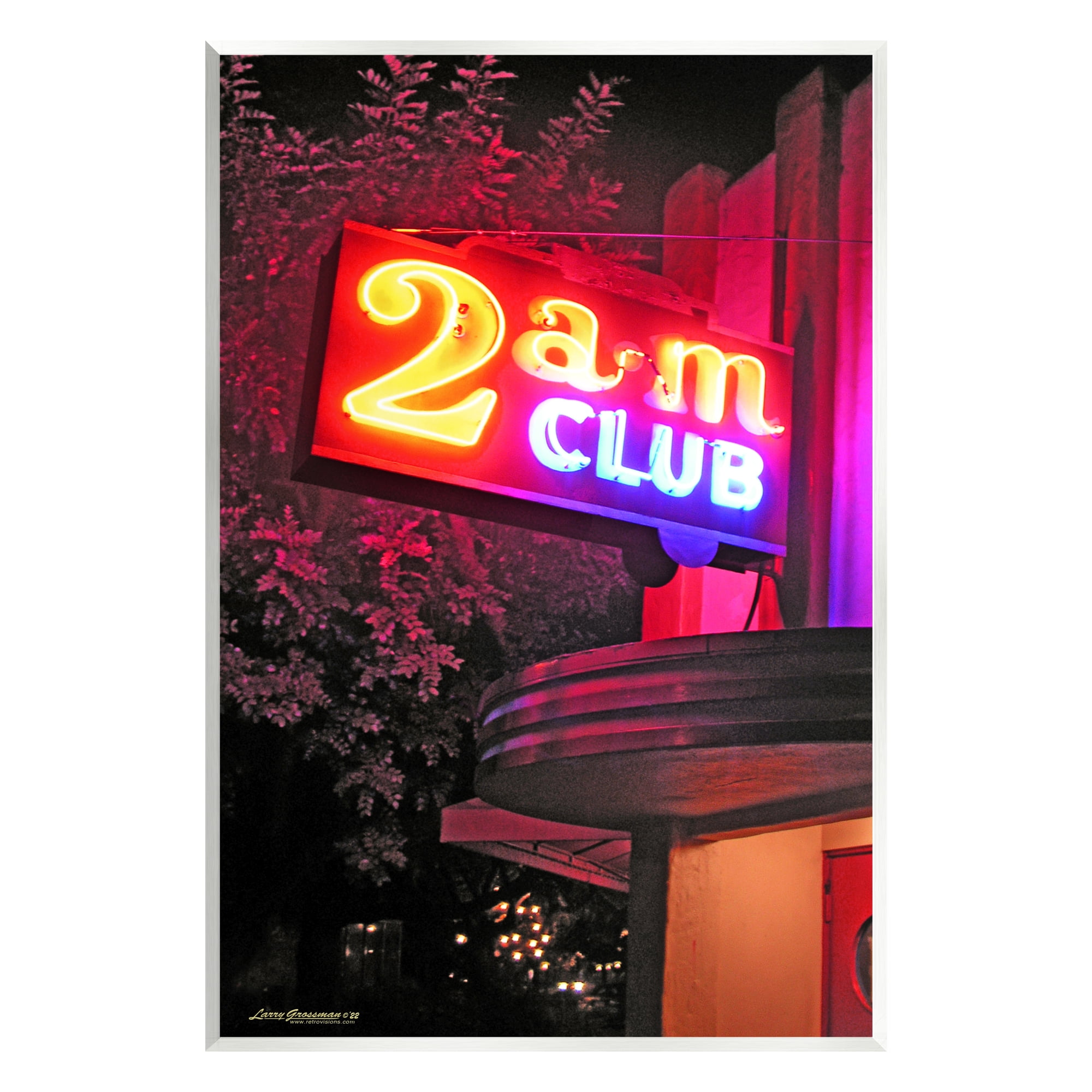 Stupell Industries Urban 2am Club Sign Travel & Places Photography ...