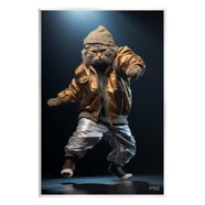 FrameToWall - Fat Cat Capsizing 29x15 Framed Art Print by Watherwax ...