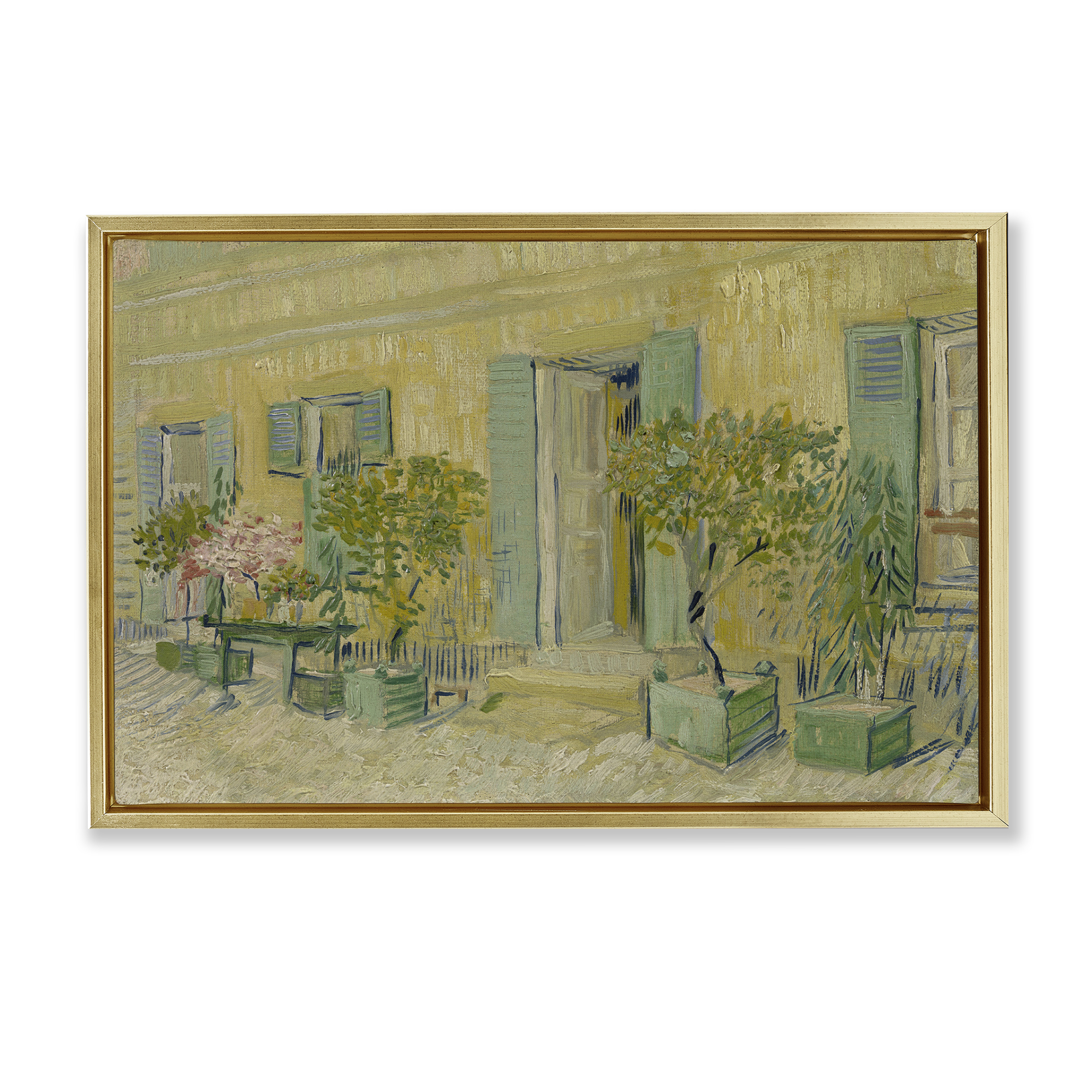 Van Gogh Restaurant Painting - 31 x 21 Canvas Art Print - Walmart.com