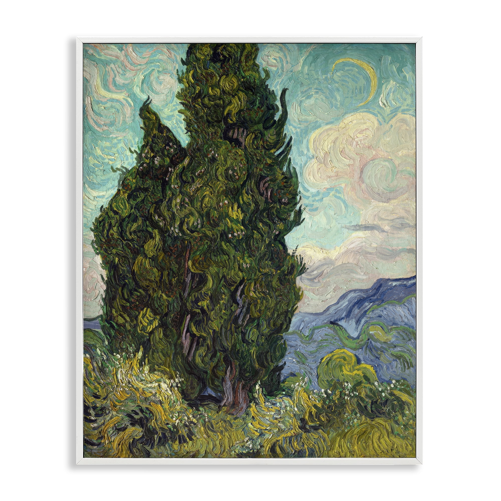 Stupell Industries Van Gogh Cypress Landscape Landscape & Nature ...