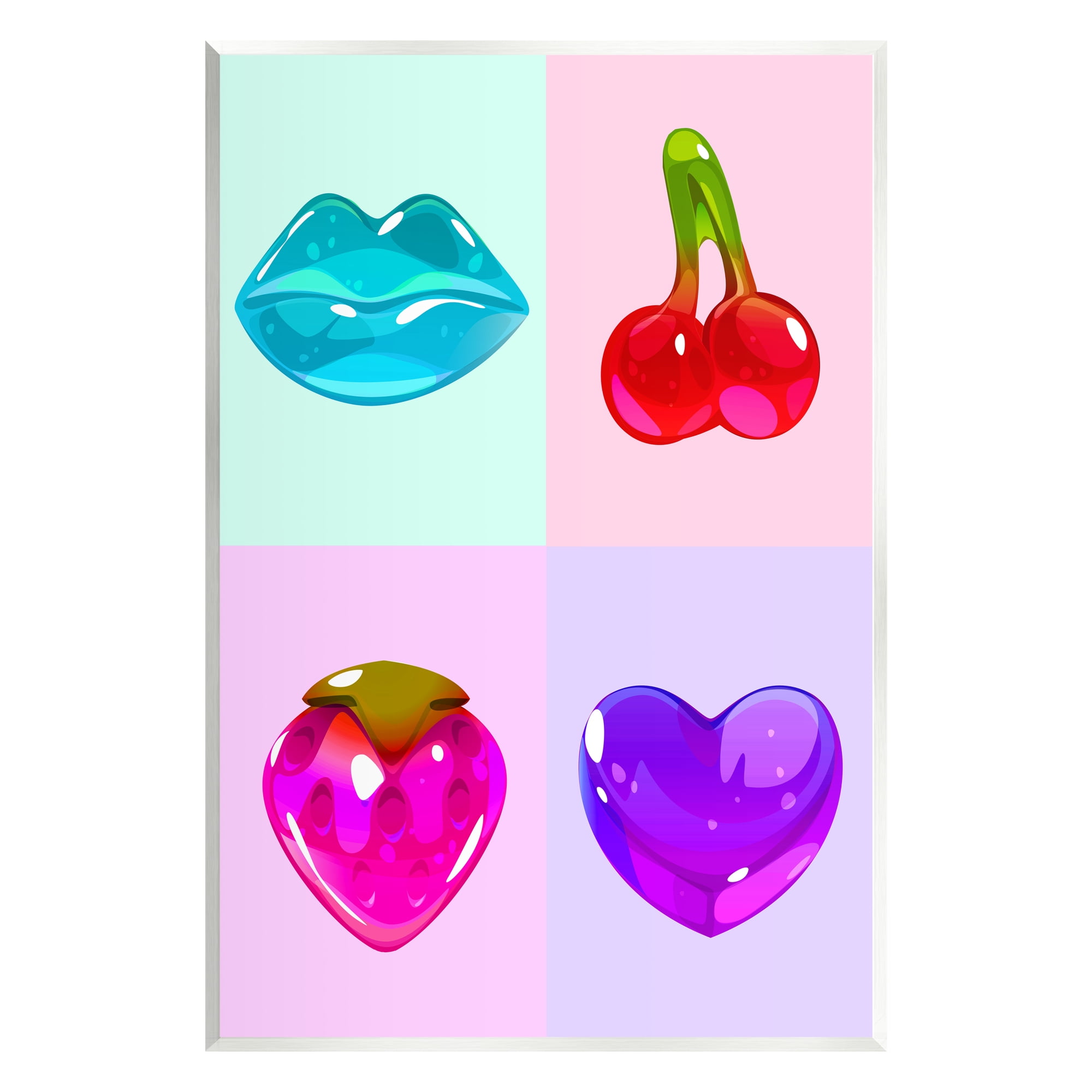 Stupell Industries Varied Gummy Candies Food & Beverage Painting ...