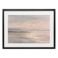 Stupell Industries Vast Blush Seascape Black Framed Print Under Glass ...