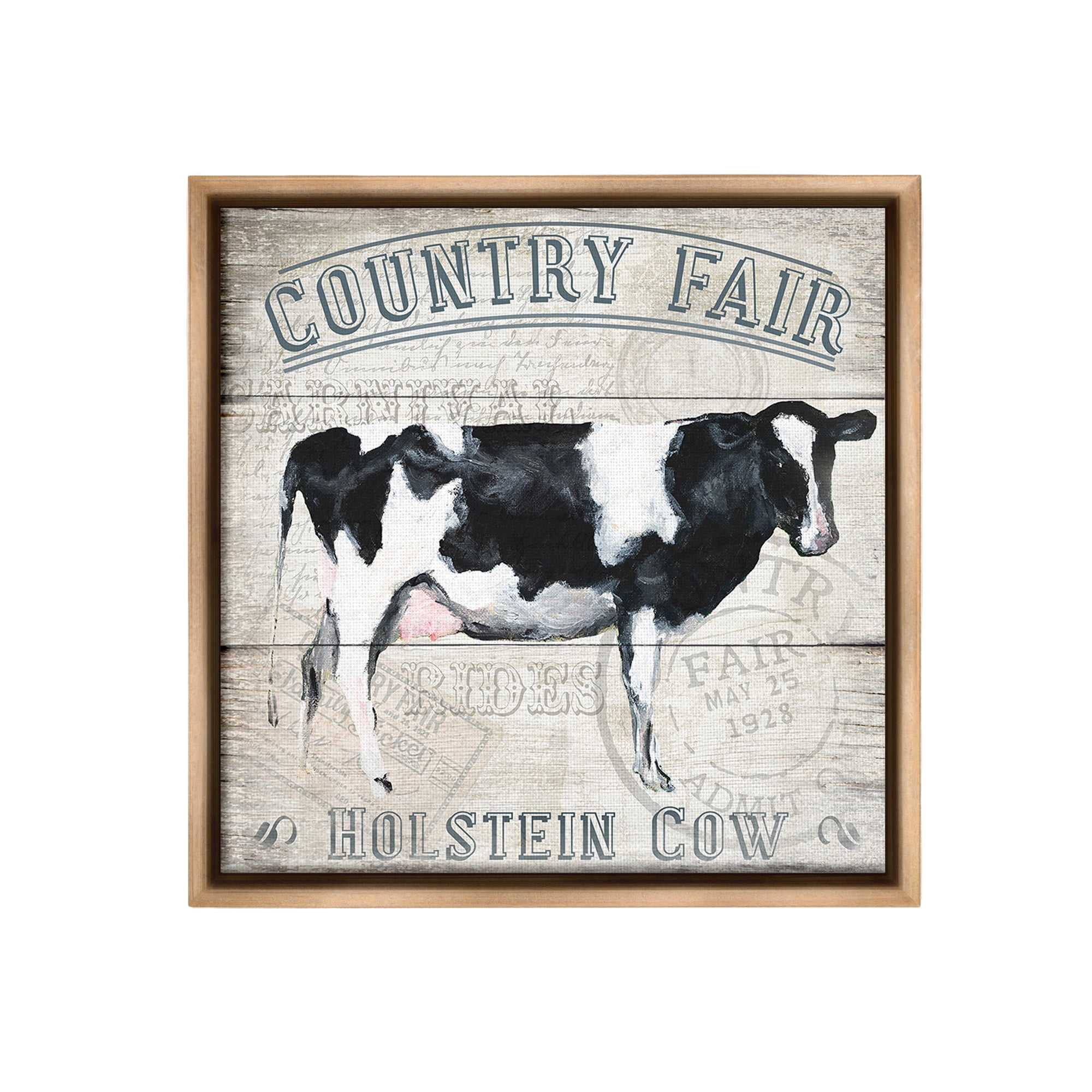 Stupell Industries Vintage Country Fair Animals & Insects Painting ...