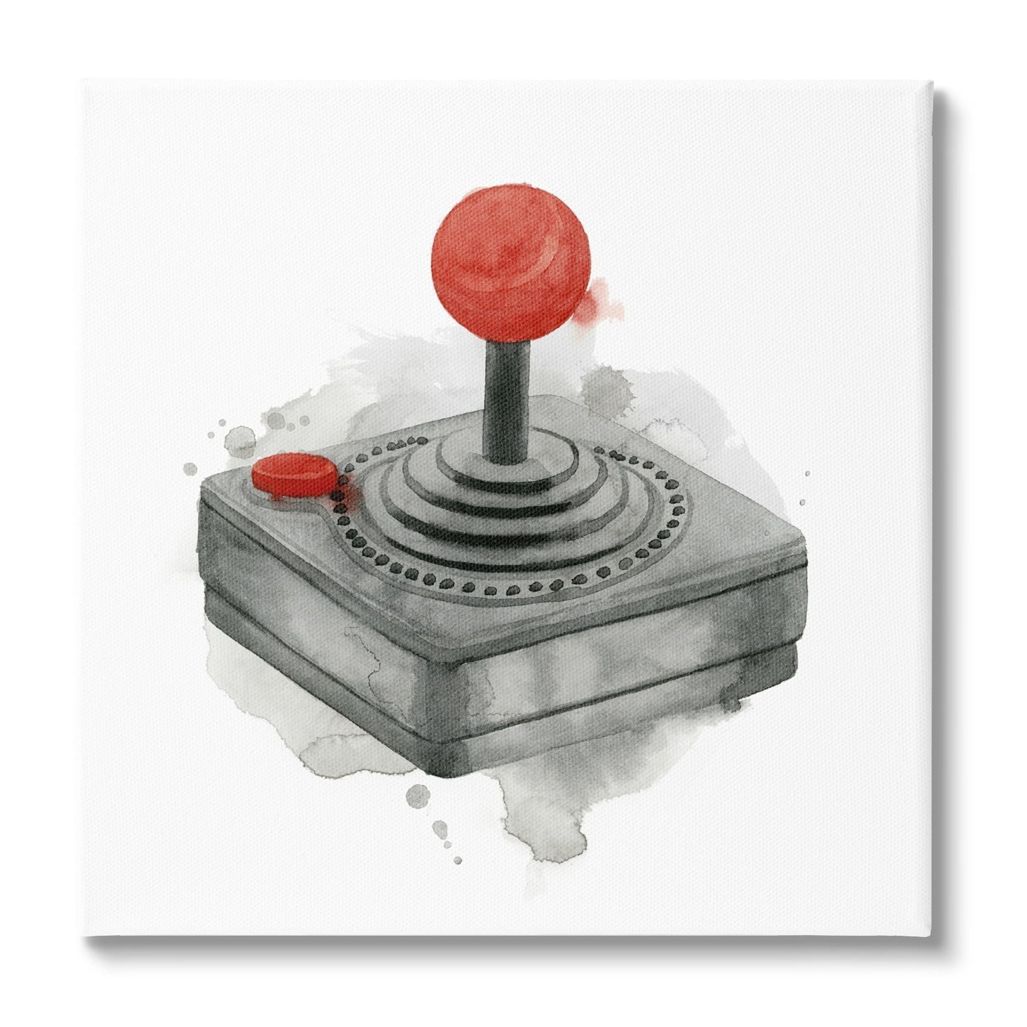 Stupell Industries Vintage Gaming Controller Joystick Art for Kids ...