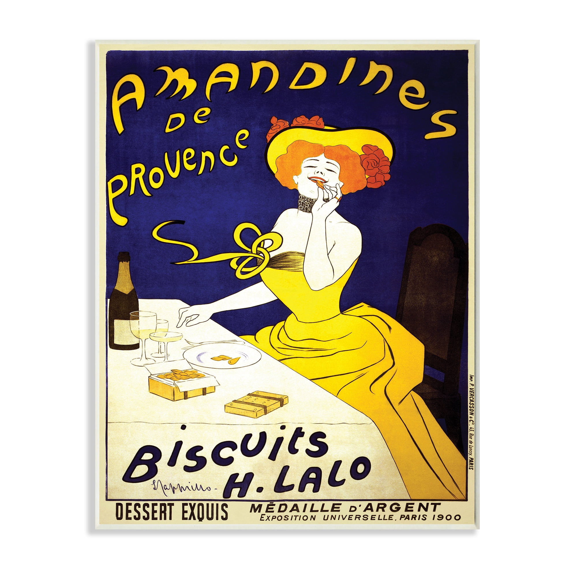 Stupell Industries Vintage Parisian Amandine's Biscuits European ...