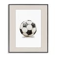 Stupell Industries Vintage Sports Soccer Ball Black Framed Giclee Art ...