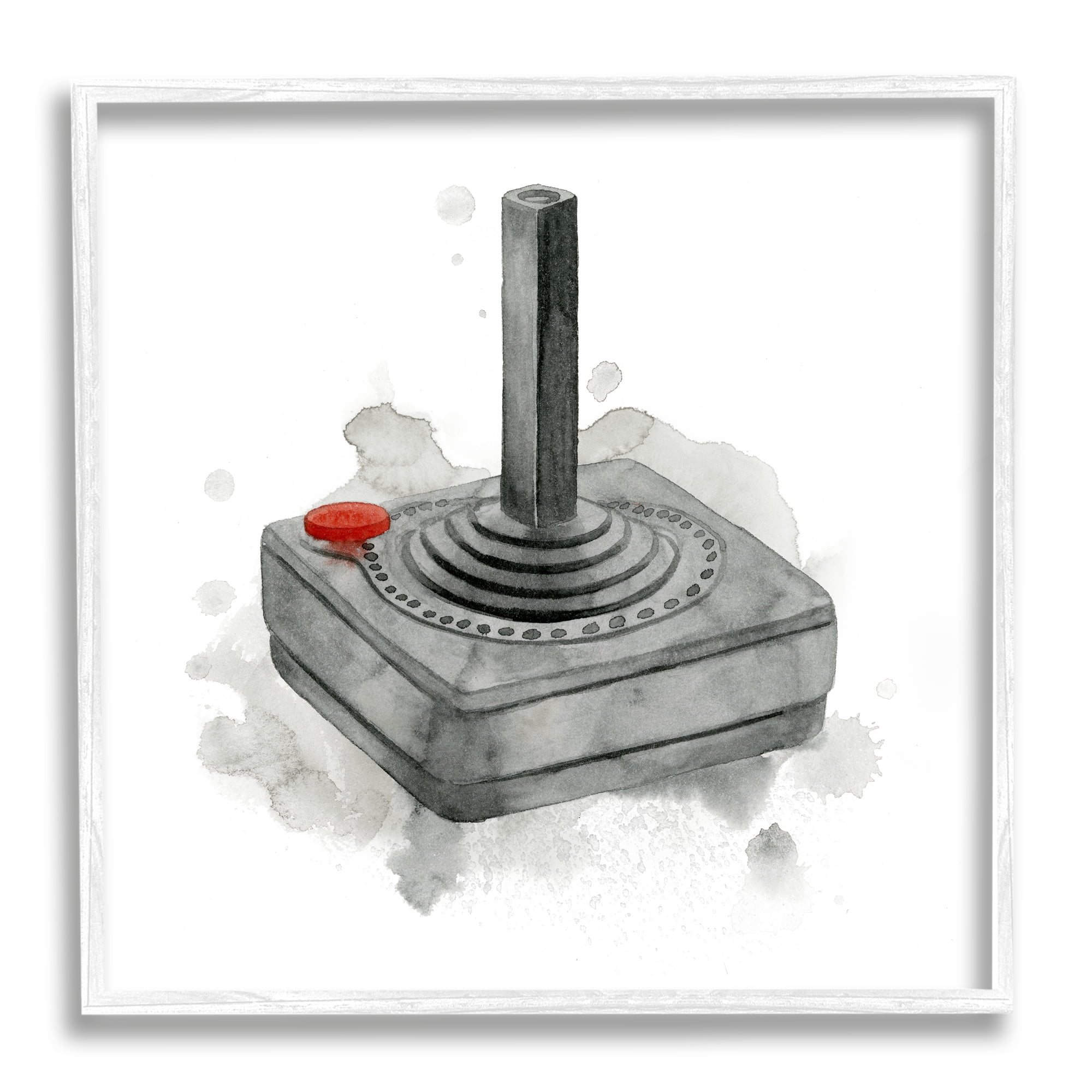 Stupell Industries Vintage Video Game Joystick Art for Kids Painting ...