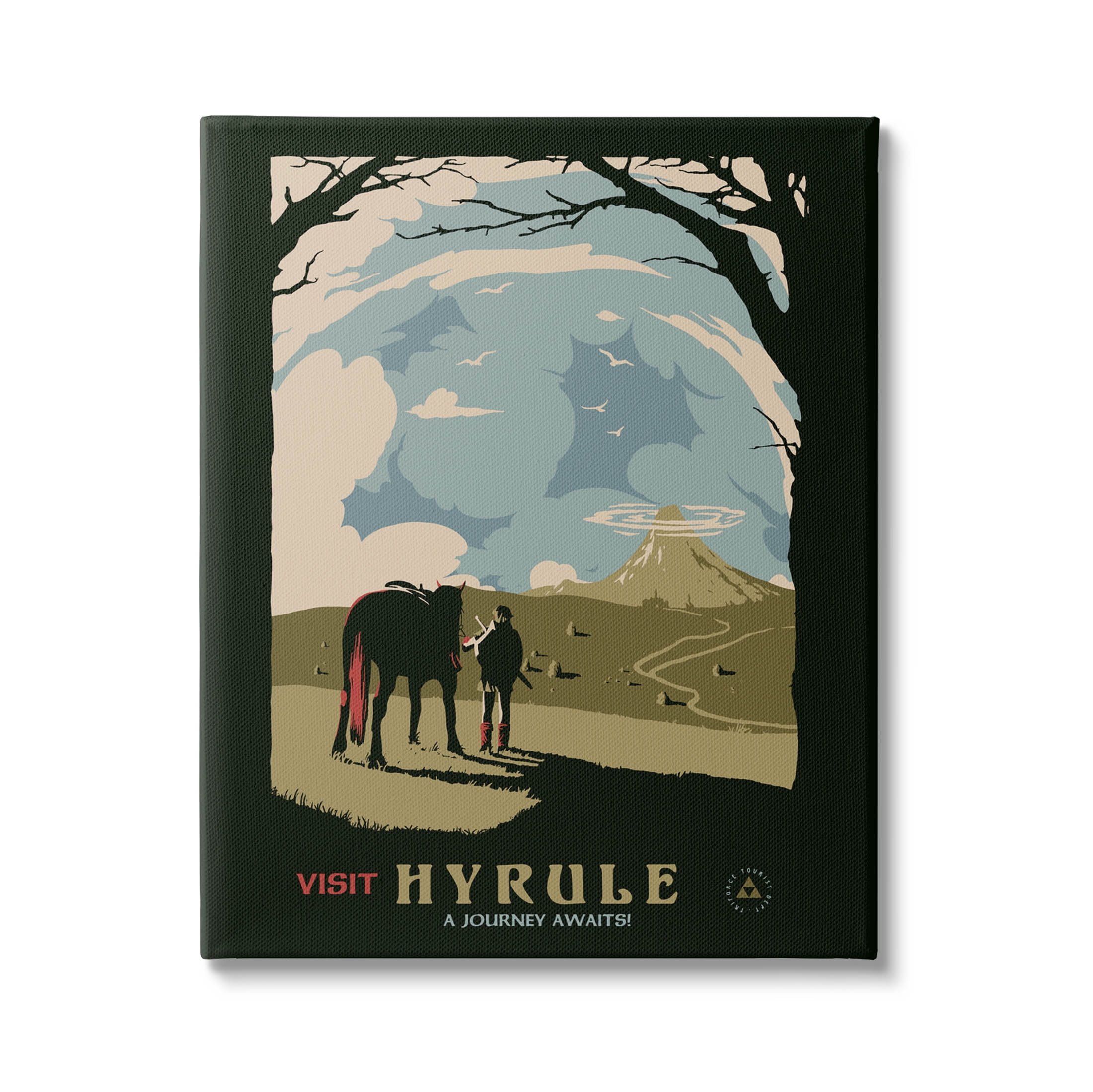 Stupell Industries Visit Hyrule Fantasy Wildlife Character Graphic Art ...
