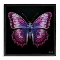 Stupell Industries Indigo Coral Impression Animals & Insects Painting ...