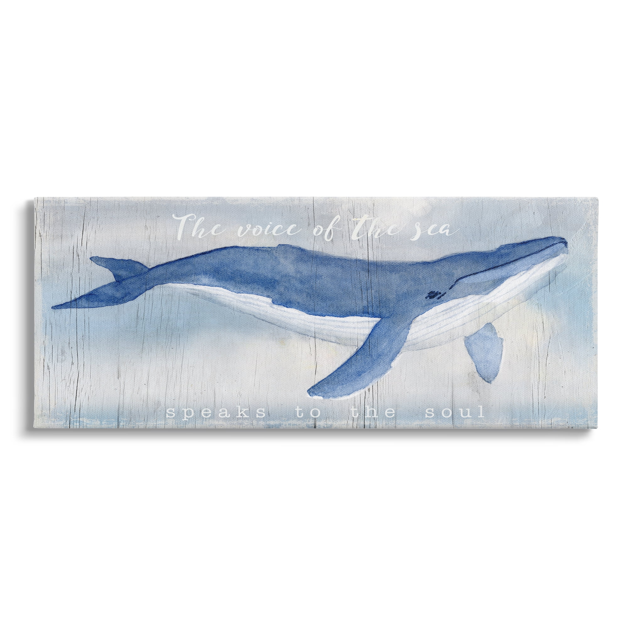 Stupell Industries Voice Of The Sea Inspirational Ocean Lover Whale ...