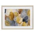Stupell Industries Warm Oblong Layered Shapes Birch Framed Print Under ...