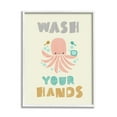 Stupell Industries Wash Your Hands Mod Octopus, 11 x 14,Design by ...