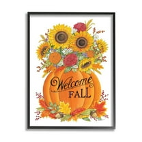 Stupell Home Décor Industries Autumn Farm Harvest Home and Heart Phrase ...