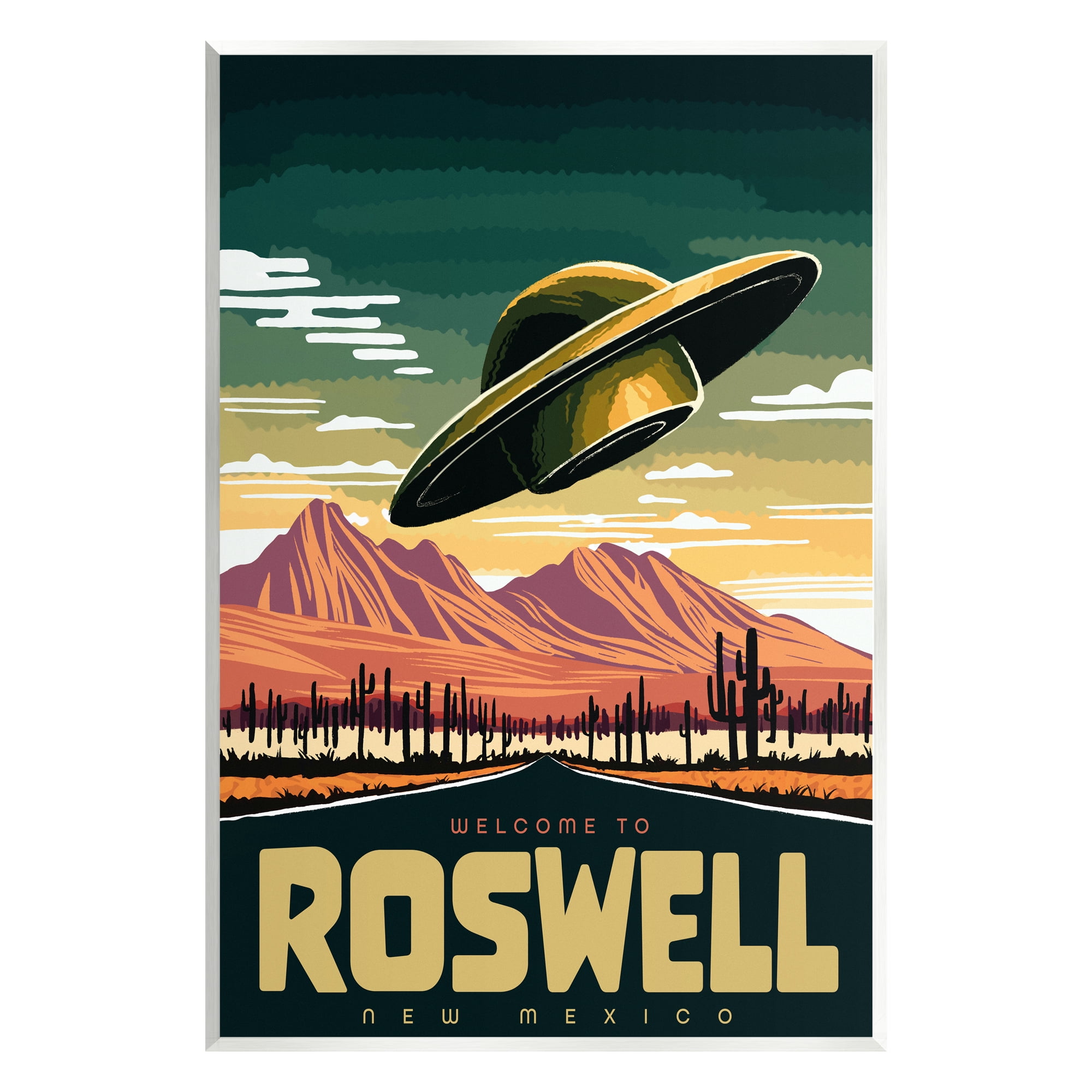 Stupell Industries Welcome Roswell New Mexico UFO Travel & Places ...