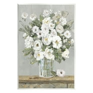 Stupell Industries Vintage Blue Truck Flower Bouquet Cloudy Sky ...