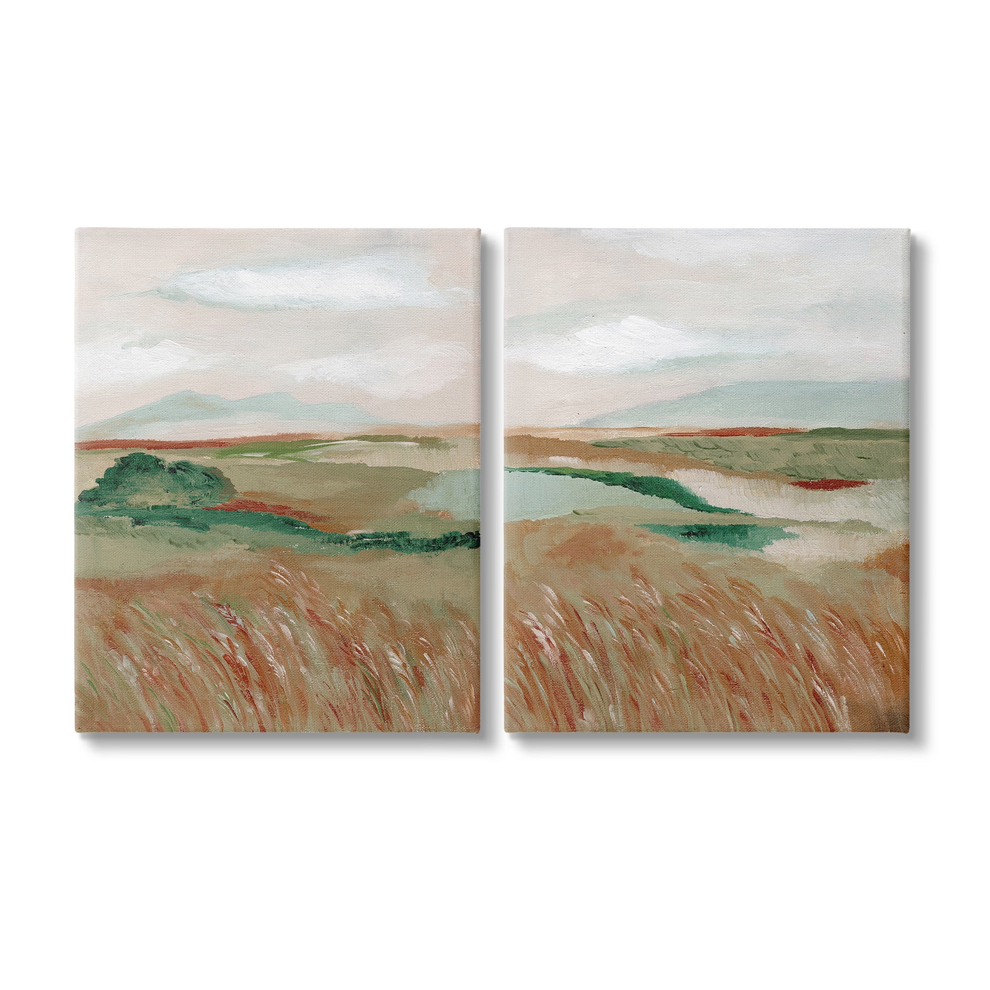 Stupell Industries Windblown Reeds Landscape Landscape Painting Gallery ...